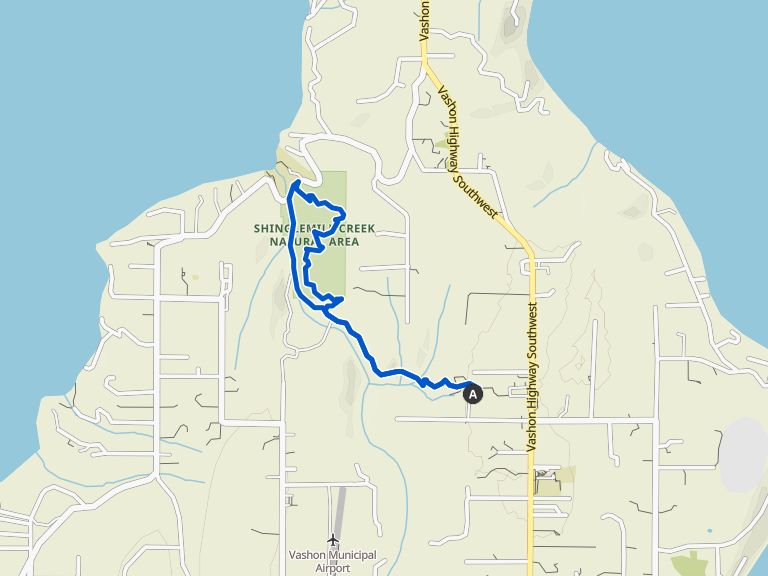 Shingle Mill Creek Preserve loop — Vashon Island | hike | Komoot